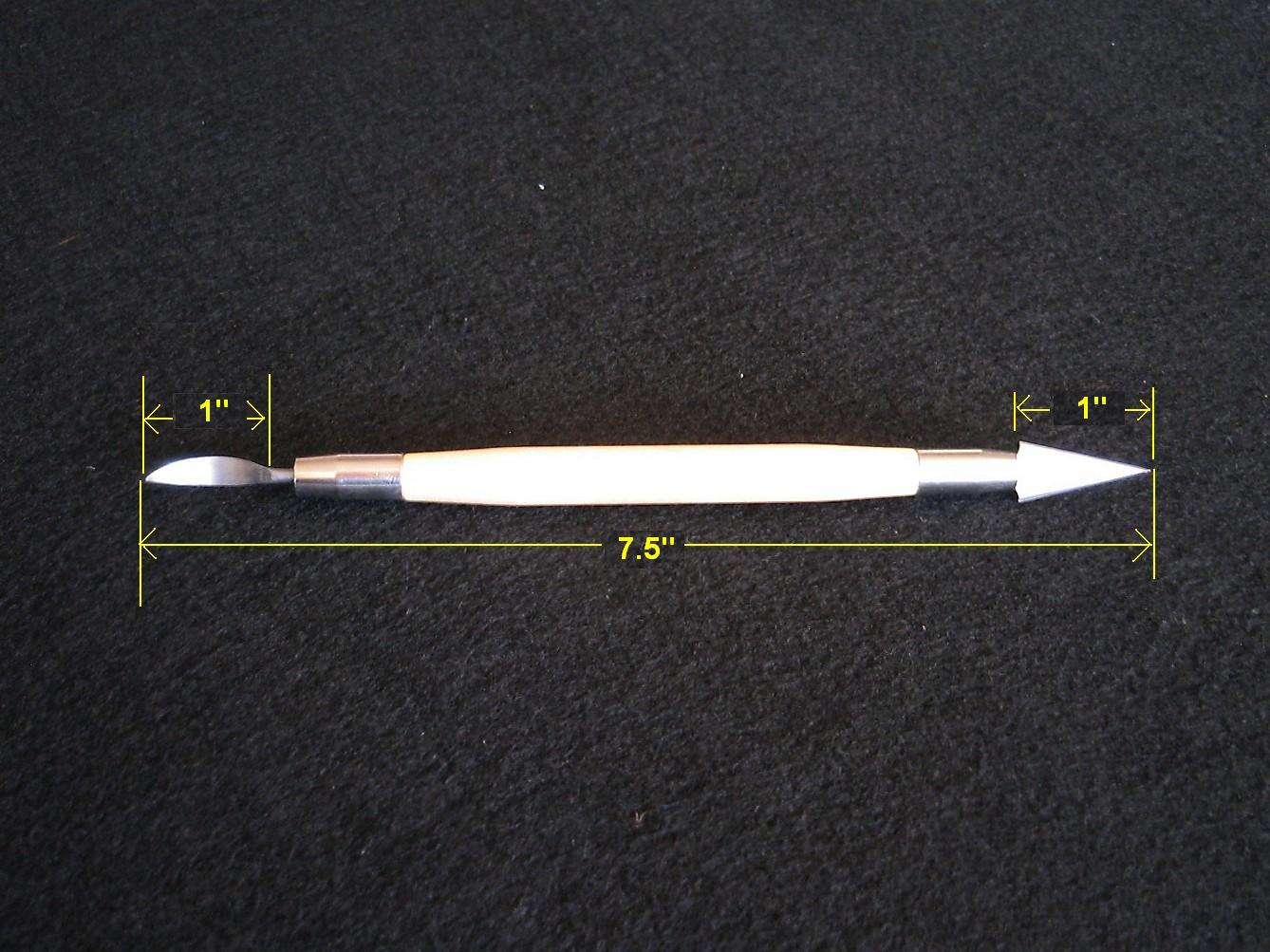 Double Sided Clean Up Tool for Clay